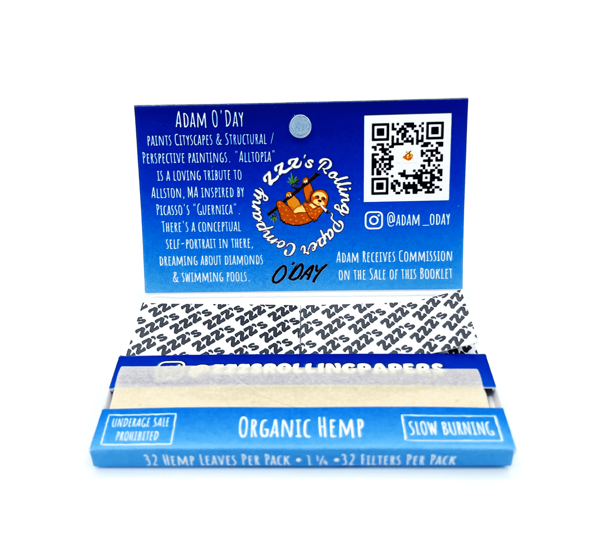1 1/4 Rolling Papers + Tips "Alltopia" by Adam O'Day - ZZZ's – ZZZ's ...